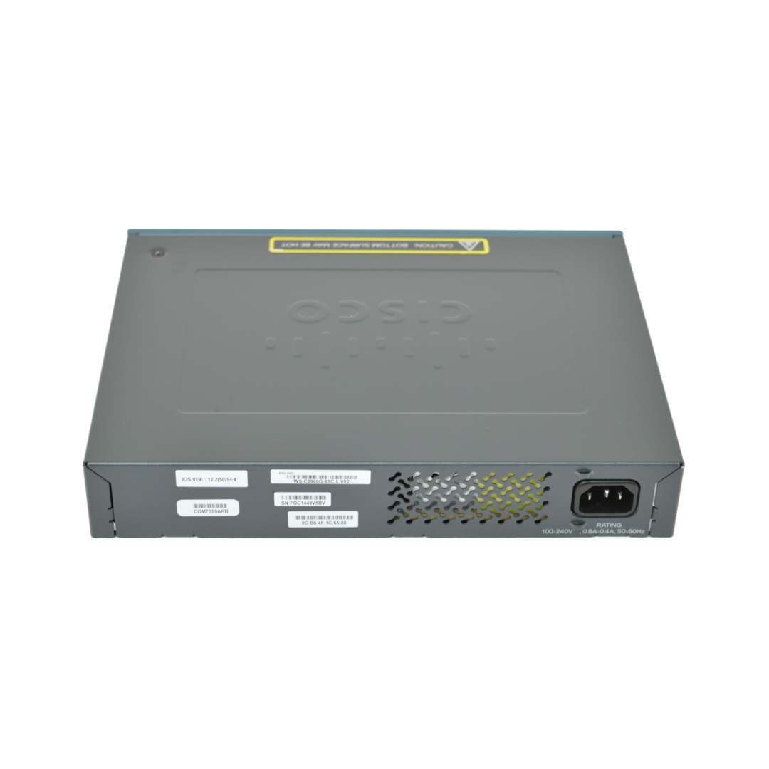 Cisco WS-C2960G-8TC-L 8-Port 10/100/1000Base-T Catalyst 2960G Switch ...