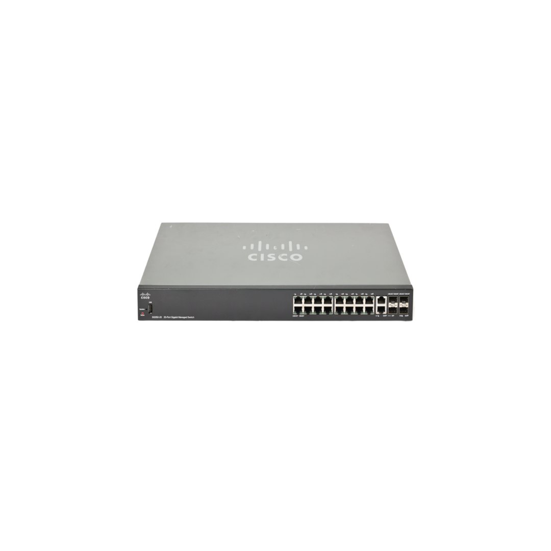 Cisco SG350-20-K9 20-Port PoE Managed Switch - Dedicated Networks