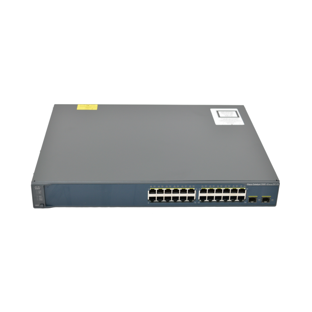 New Open Box Cisco WS-C3560V2-24TS-SD 3560 v2 Series 24 Ethernet 2 SFP ...