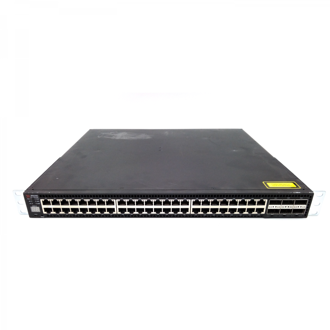Brocade ICX7750-48C 48x 10GBASE-T 6x 40GB QSFP+ Port Layer 3 switch ...