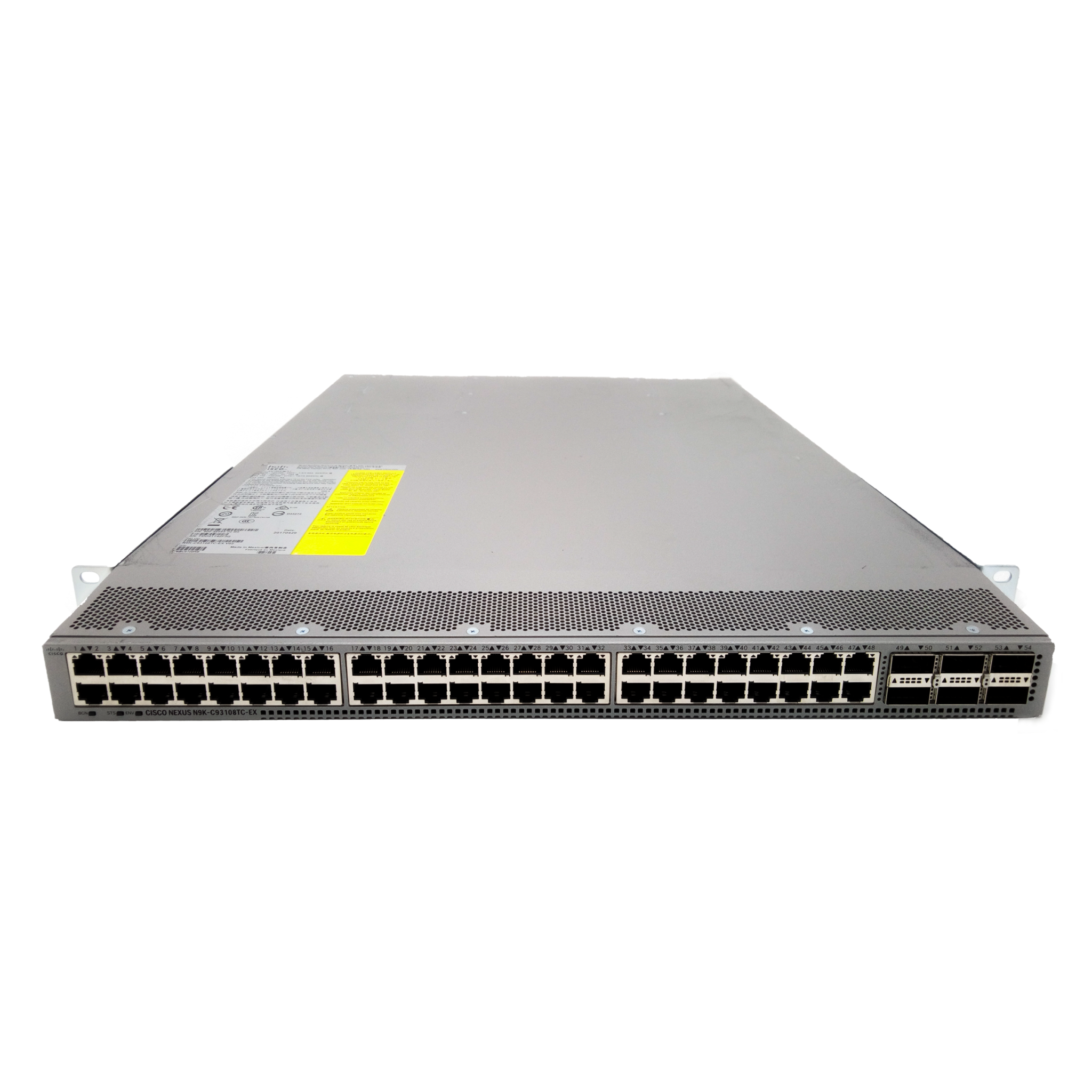 Cisco N9K-C93108TC-EX 9000 48x Port 10GBase-T 6x 100G QSFP28 2x AC Port ...