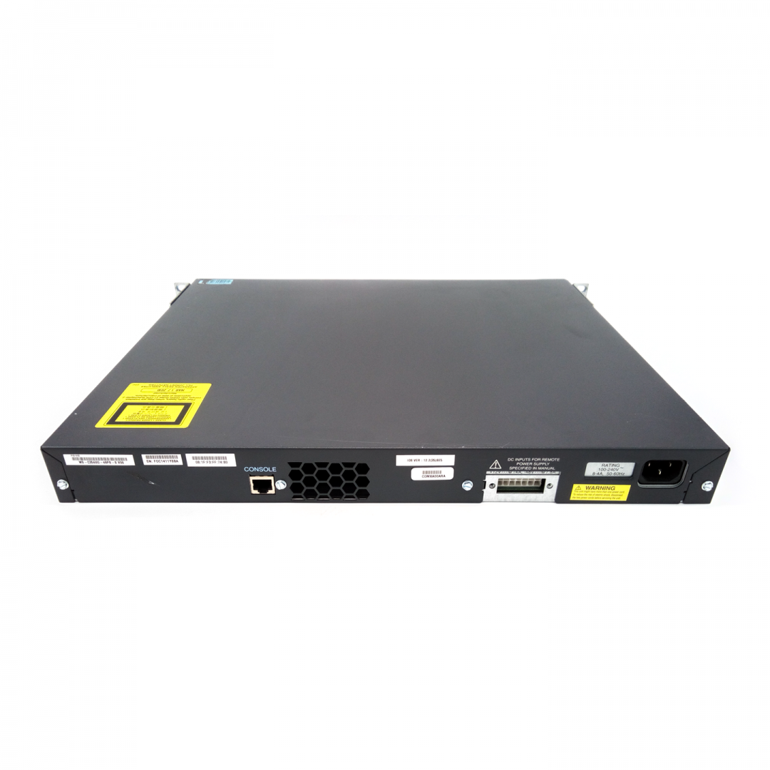 Cisco WS-C3560G-48PS-S 48-Port 10/100/1000T 4x SFP Gigabit PoE Switch ...