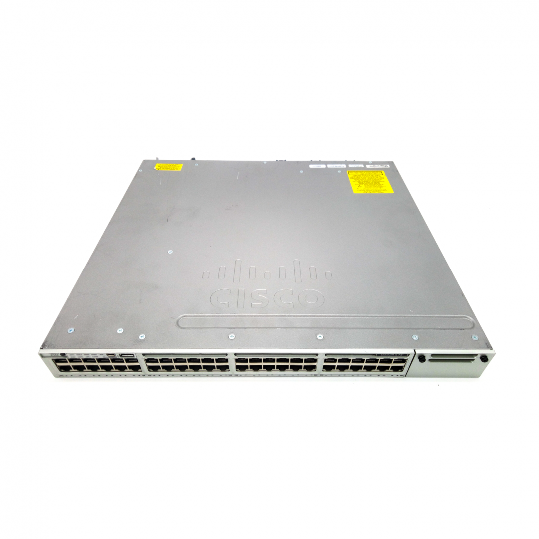 Cisco WS-C3850-48P-S Stackable 48 10/100/1000 Ethernet PoE+ 1x PSU ...