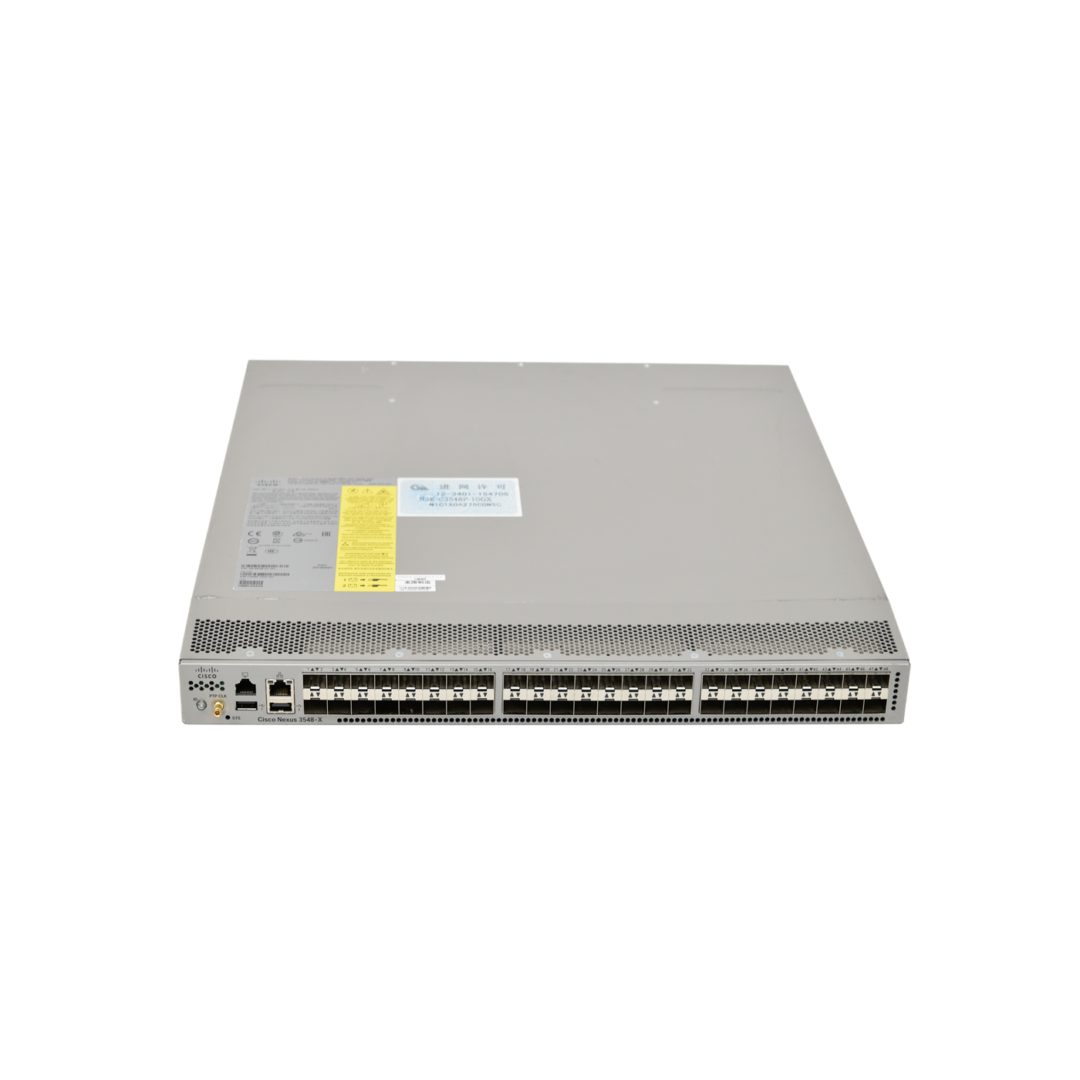 Cisco N3K-C3548P-10GX 48-Port SFP+ Nexus 3548-X Switch w/ 2x N2200-PAC ...
