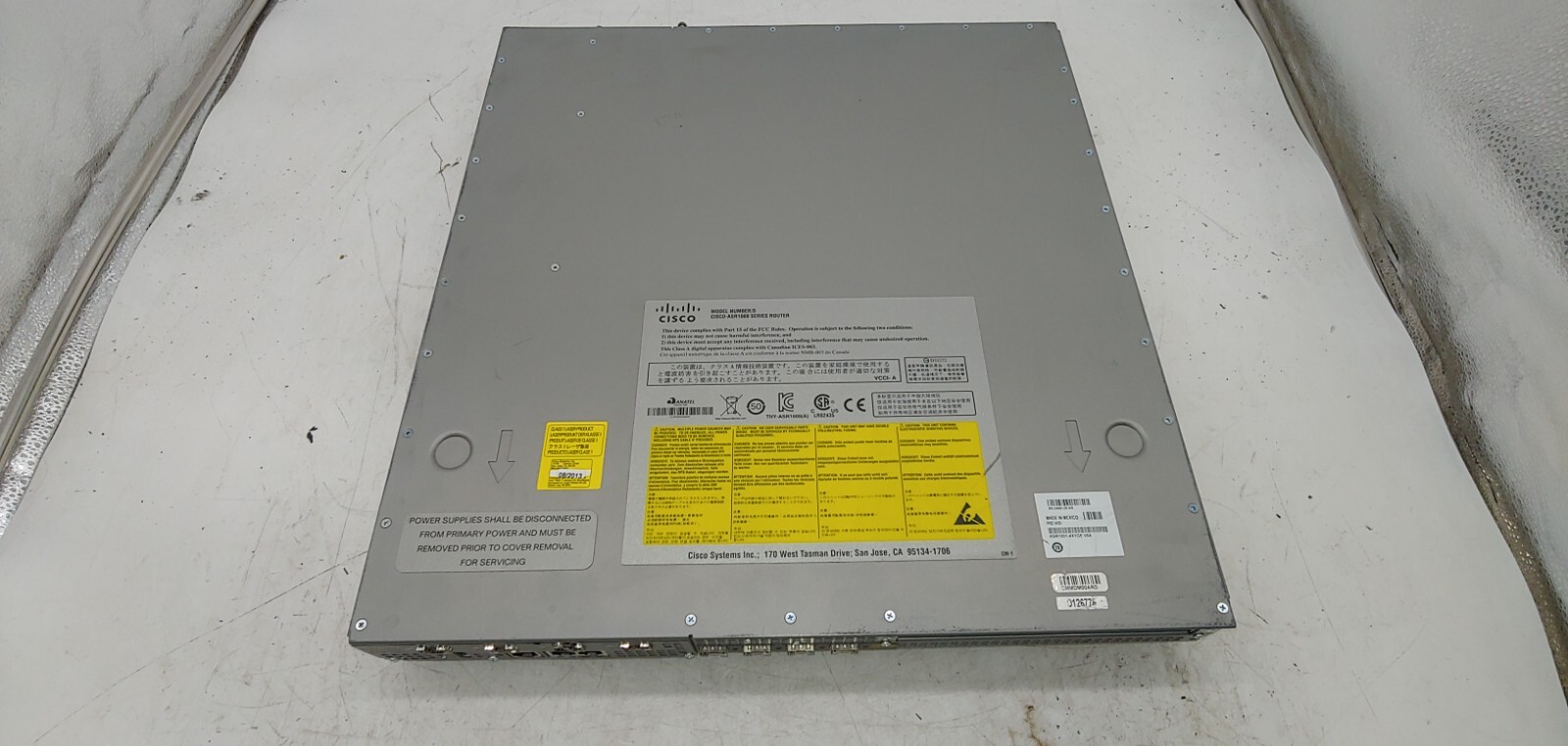 Cisco ASR1001-4X1GE ASR1001 4-Port Aggregation Services Router ...