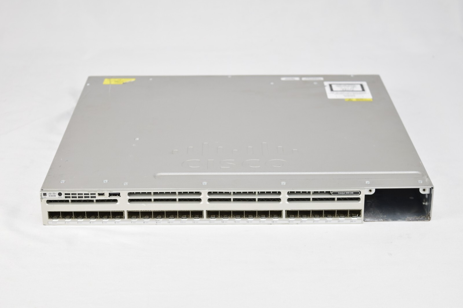 Cisco WS-C3850-24S-S Catalyst 3850 24 Port 10/100/1000 SFP Ethernet ...